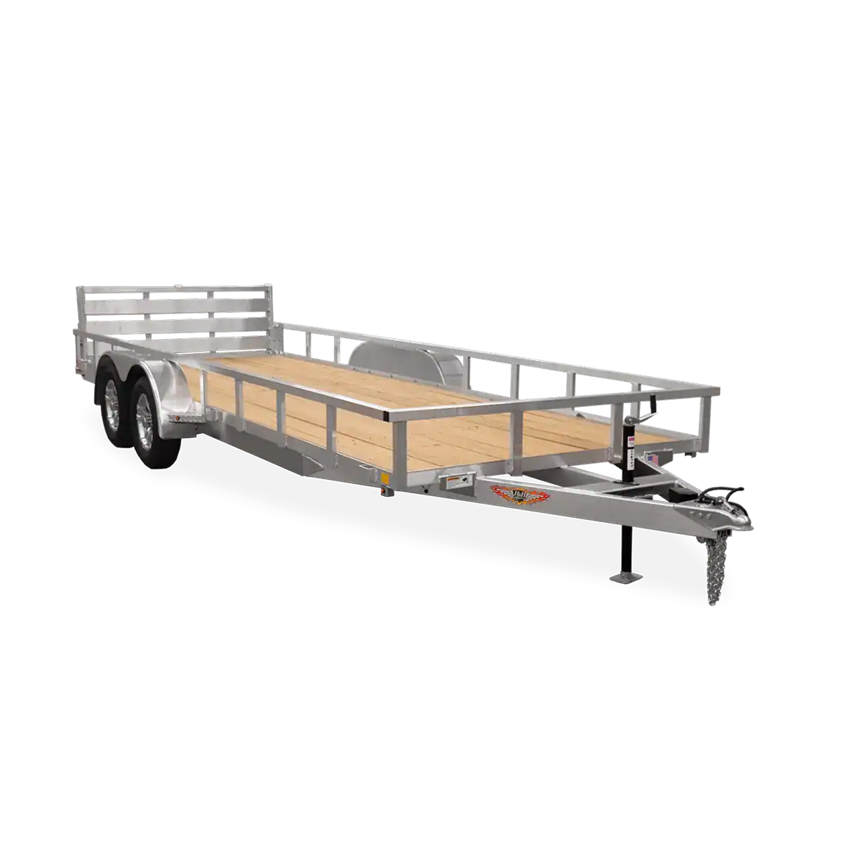 Aluminum Tandem Axle 7K Rail Side Trailer | I39 Supply